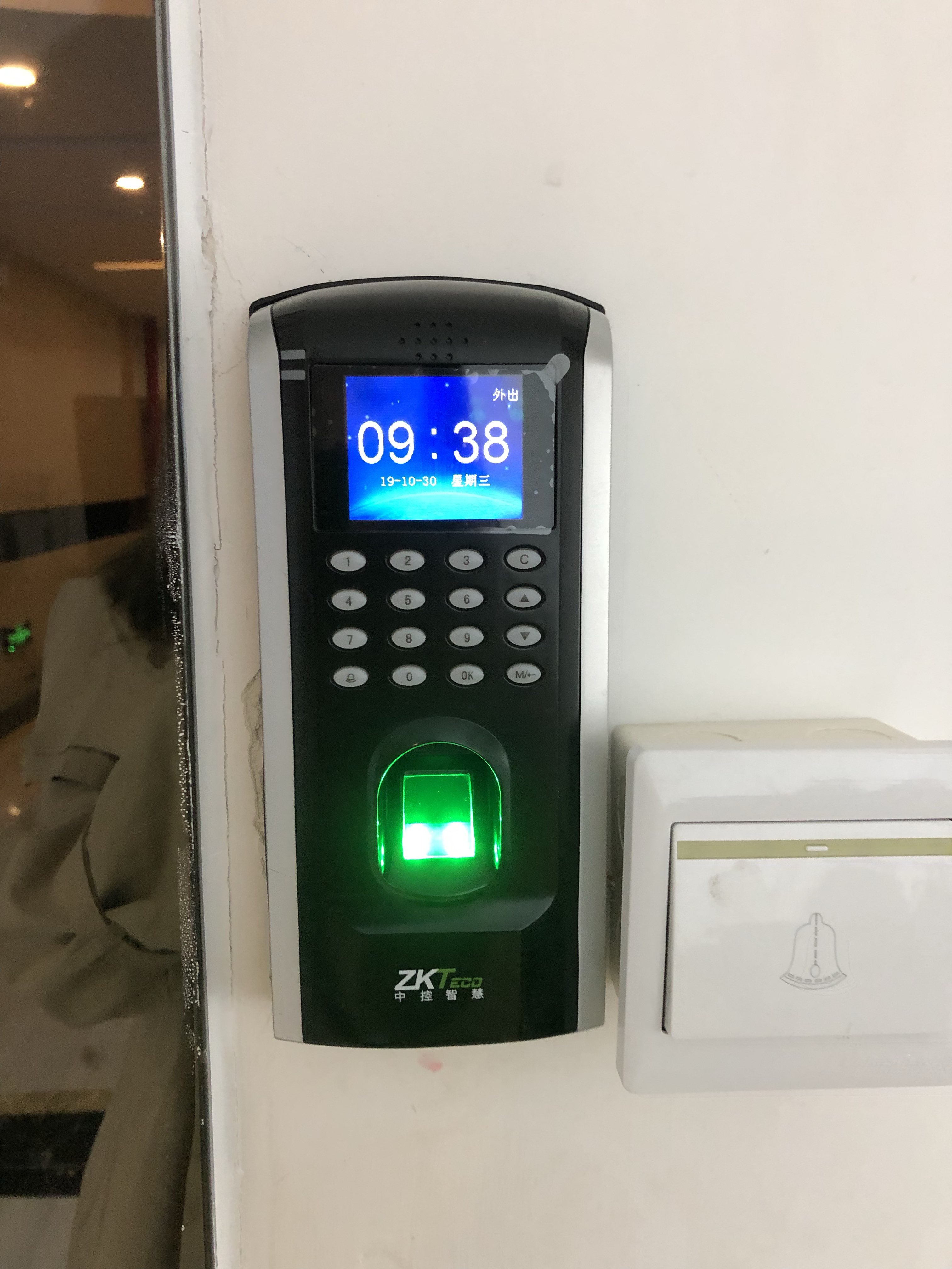 怎么入指纹-ZKTeco K28-ZOL问答