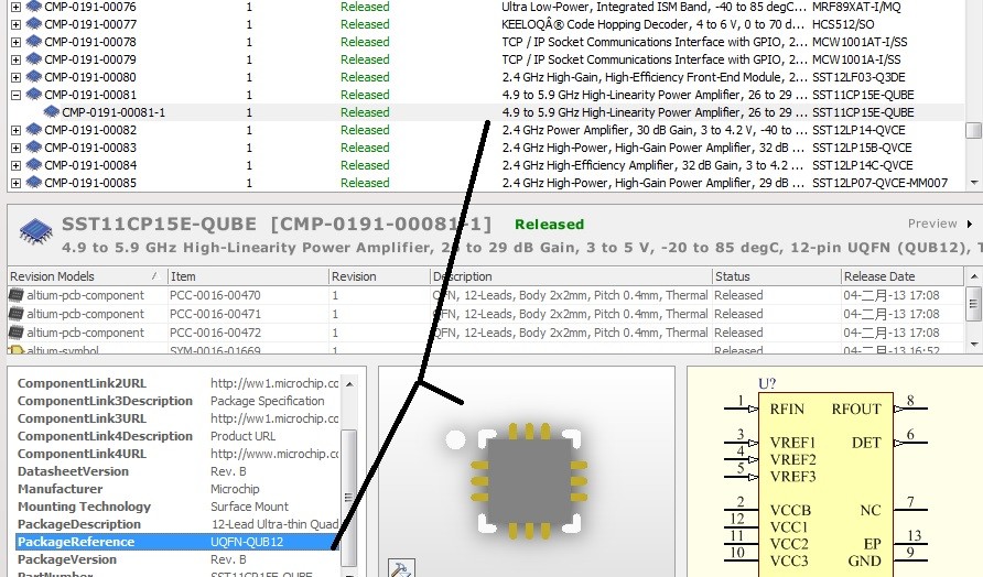 求一个Altium designer中12-UQFN的封装库,谢谢-ZOL问答