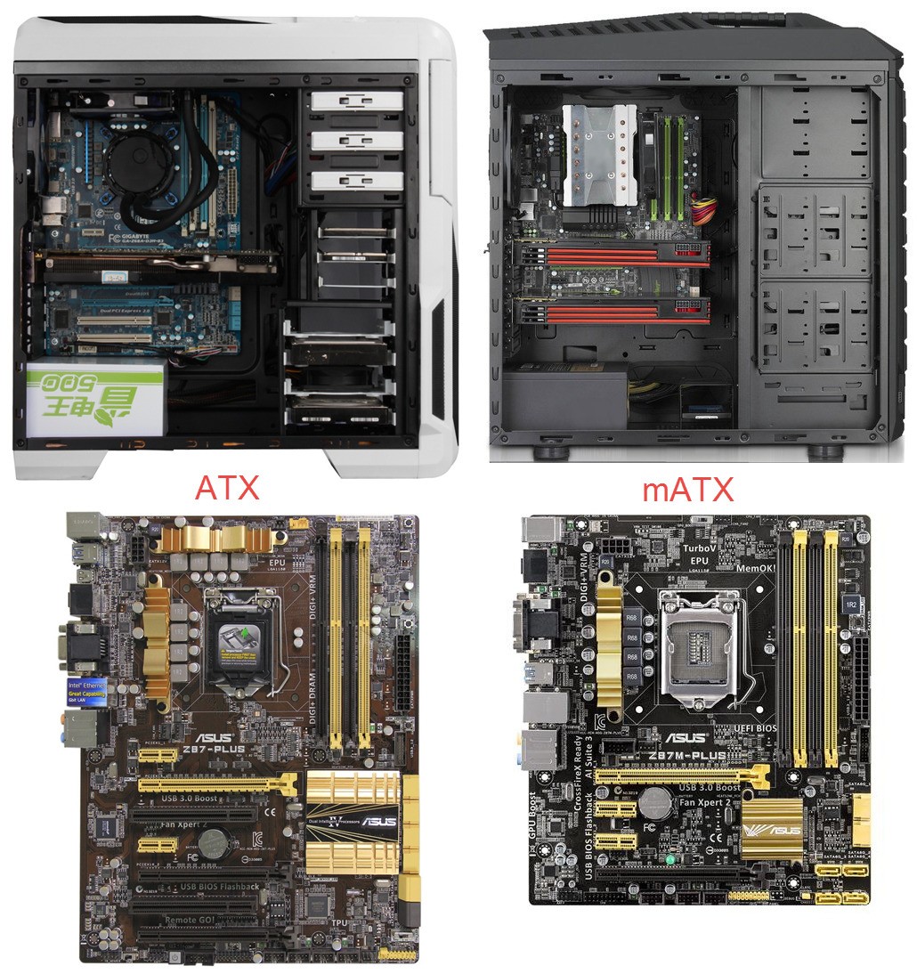 能用ATX主板的机箱能能用MATX主板吗?-ZOL问答