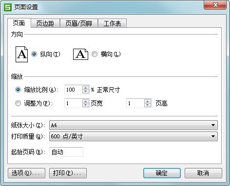 WPS表格肿么调整打印预览？想变成A4的格式。-ZOL问答